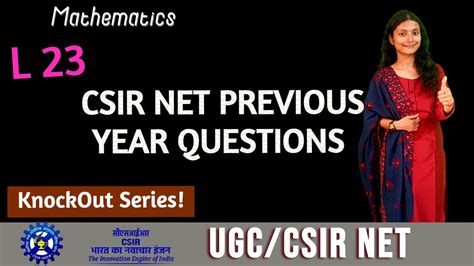 Csir Net Previous Year Questions Knockout Series Ugccsir Net