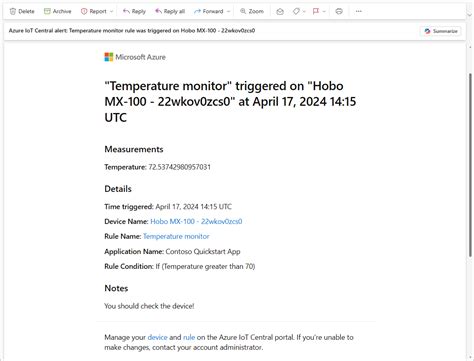 Tutorial Create And Manage Rules In Azure Iot Central Azure Iot