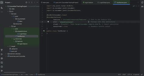 setting up cucumber geeksforgeeks