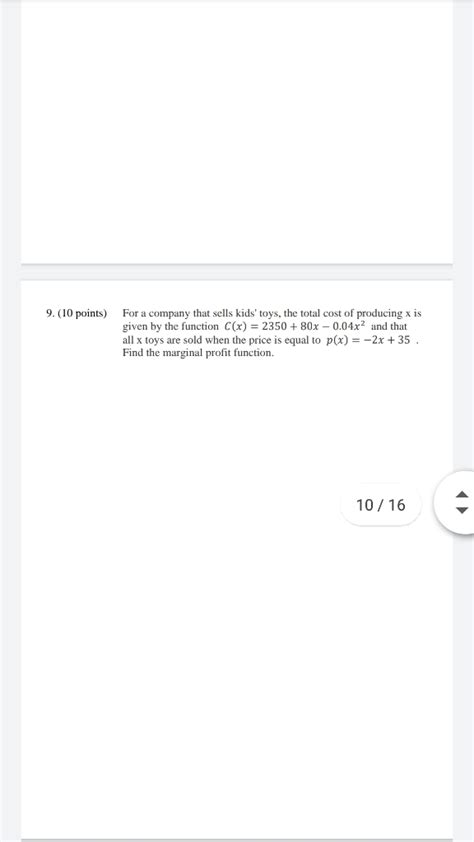 Solved 4 5 Points Given The Graph Answer The Following