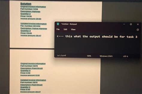 solved create a class called invoice that a hardware store