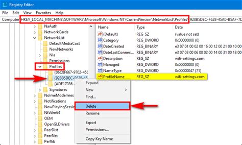Delete Profile From Registry Windows Treebeijing