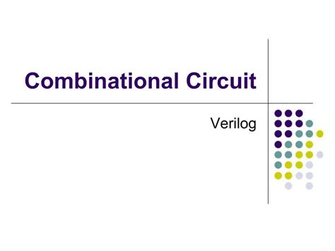 PPT Combinational Circuit PowerPoint Presentation Free Download ID