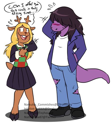 Deltarune Noelles Trying Her Best — Weasyl