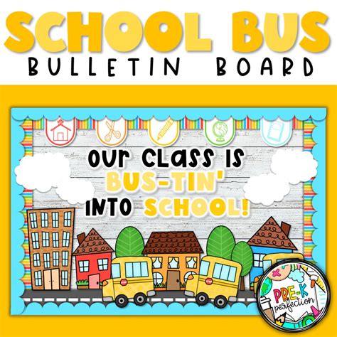 School Bus Bulletin Board Transportation Bulletin Board Back To
