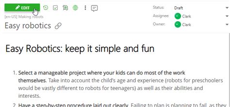 Concurrent Topic Editing