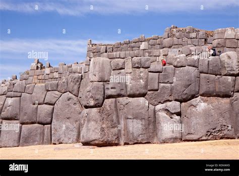 Sacsayhuaman Fortress Built By The Inca Cuzco Cusco Peru South
