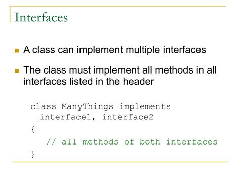 interfaces ppt
