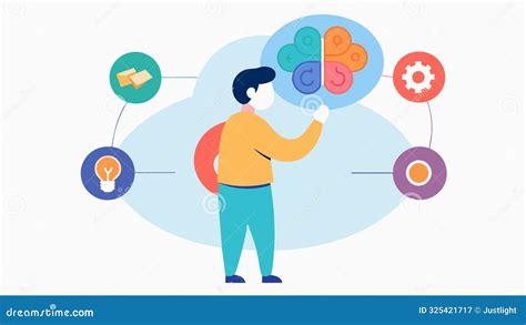 a person using a colorful brain diagram to track their progress and