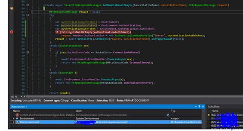 Debugging Issue If Property With Name Environment Exists · Issue 23962 · Dotnetroslyn · Github