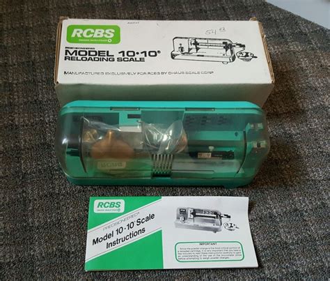 Rcbs Model 1010 Reloading Scale 09073 Ohaus Corp 1010 10 10 Rcbs