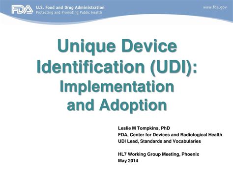 ppt unique device identification udi implementation and adoption