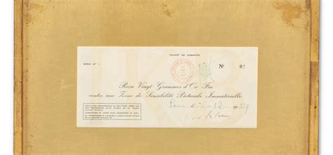 Разписка за невидимо изкуство беше продадена на търг за 1 2 млн долара Profit Bg