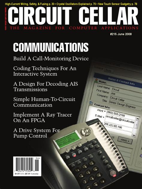 Circuit Cellar 215 June 2008 Pdf Bluetooth Electrical Connector
