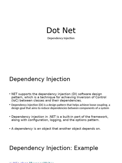 Dependency Injection Pdf Programming Paradigms Computer Engineering