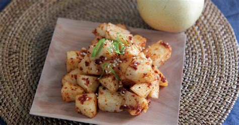 배 깍두기 만들기