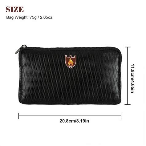 Fireproof Document Bag Fire Resistant Zipper Sewin Grandado