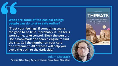 Ians On Linkedin Ians Faculty Member 😷 Adam Shostack Shares Tips From