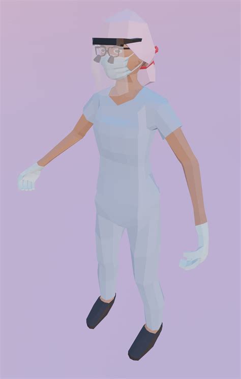 Overscore Proxy Modular Low Poly Female Character Creation Set