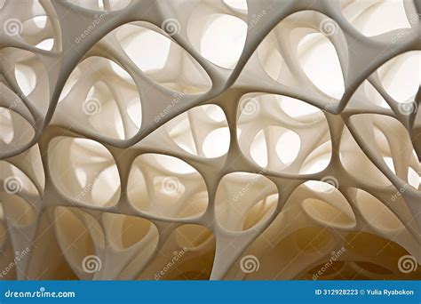 Intricate Cellular Membrane Structure Closeup Generate Ai Stock