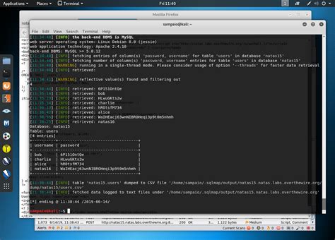 natas 15 — sql injection with sqlmap by miguel sampaio da veiga