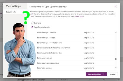 Manage Access Of Views Via Security Roles
