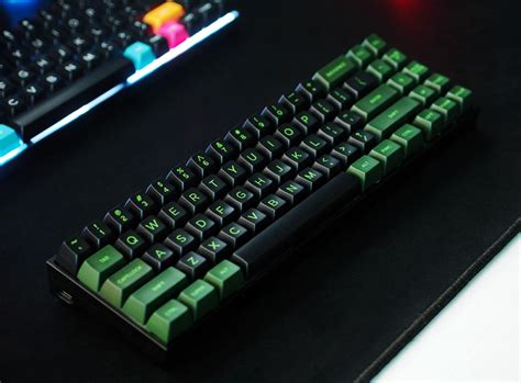 Domikey Sa Abs Doubleshot Keycap Semiconductor Mx Stem Keyboard Green