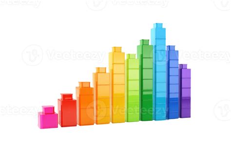 Colorful Bars Arranged In A Gradient Representing Audio Levels Or Data Metrics Visually