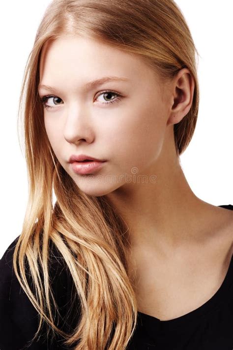 Beautiful Teen Girl Portrait Stock Image Image Of Elegant Glamour