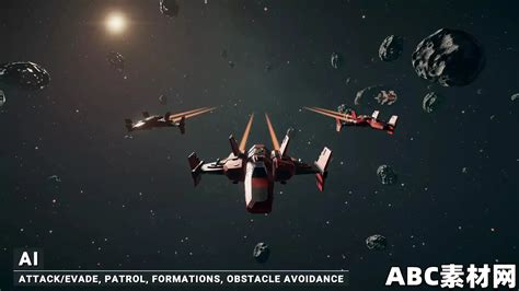 太空战斗射击游戏系统模板套件unity asset space combat kit v2 9 2 abc素材资源网