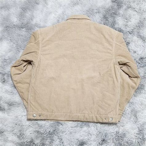 칼하트 코듀로이 베이지 신형 디트로이트 덕 자켓 후루츠패밀리
