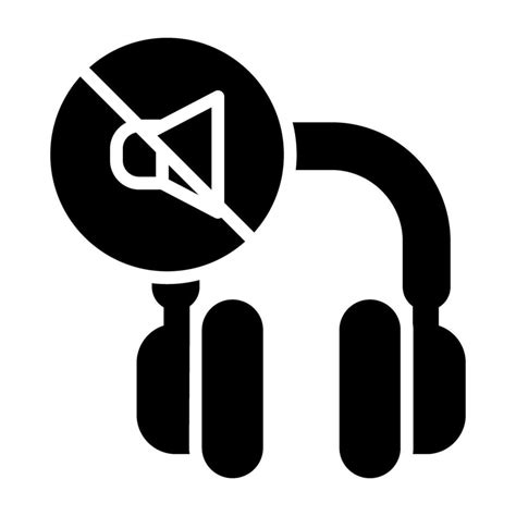 Noise Canceling Headphones Vector Icon 26453790 Vector Art At Vecteezy