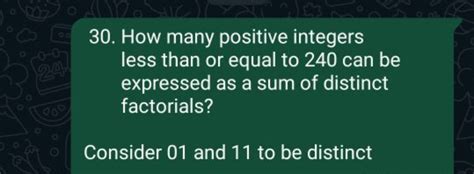 How Many Positive Integers Less Than Or Equal To 240 Can Be Expressed As