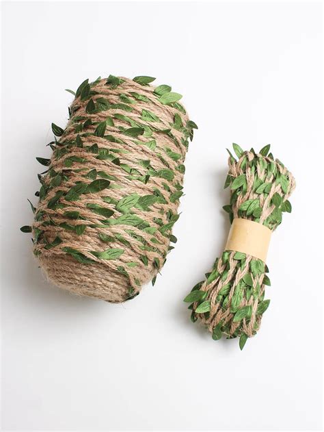 1pc Two Tone Diy Webbing Modernist Fiber Leaf Decor Decorative Webbing For Crafts Shein Usa