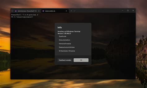 Windows Terminal 1 18 1462 0 Und 1 17 11461 0 Als Bugfix Release Deskmodder De