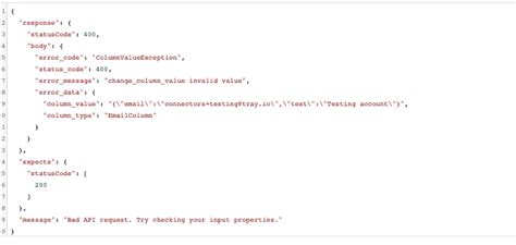 Invalid Value For Email Column Update Multiple Column Values Community