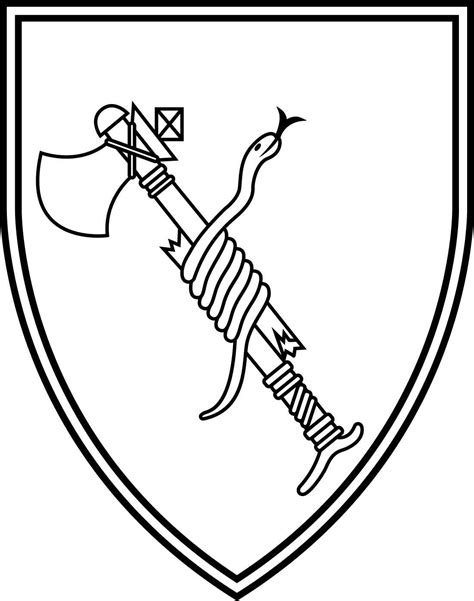 Artstation U S Army 52nd Medical Battalion Medical Corps Patch Vector File Black White Vector