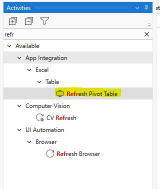 How To Refresh My Excel File With Uipath Activities UiPath Community Forum