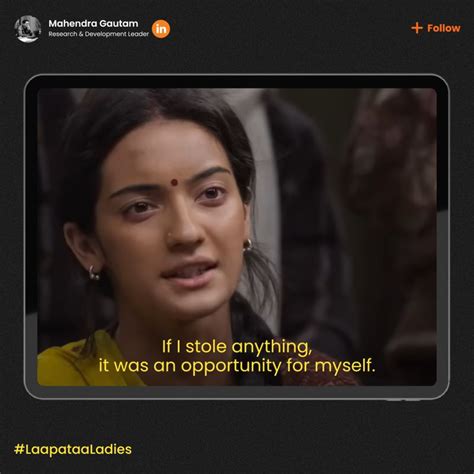 Mahendra Gautam On Linkedin Recently I Had The Opportunity To Watch The Laapataaladies Movie