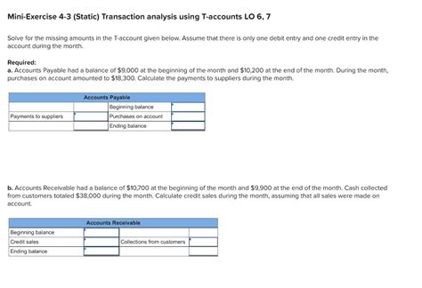 Solved Mini Exercise 4 3 Static Transaction Analysis Using