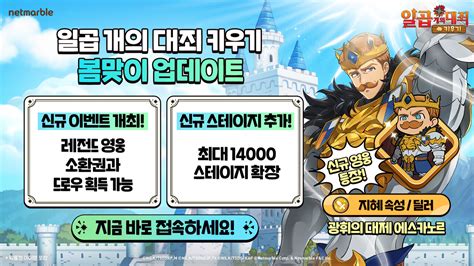 일곱 개의 대죄 키우기 신규 캐릭터 ‘광휘의 대제 에스카노르 등 업데이트 실시