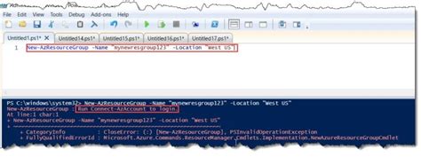 New Azresourcegroup Azure Lessons