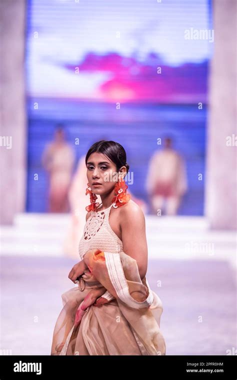 Dhaka Bangladesh 17th Mar 2023 A Model Walks The Runway At The
