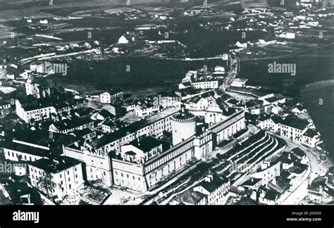 Lublin From A Birds Eye View In The 1930s Shows The Urban Landscape Of