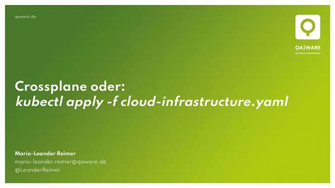 Crossplane Oder Kubectl Apply F Cloud Infrastructure As Codeyaml Mastering Gitops 2022