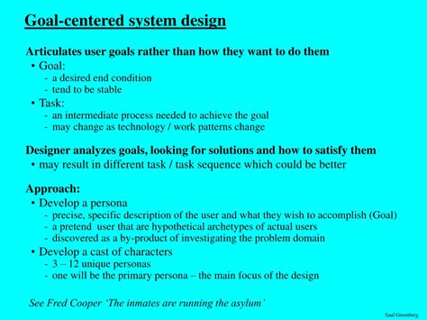 Ppt Task Centered System Design Developing And Evaluating Interfaces