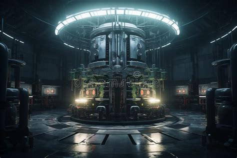 Reactors Used In Nuclear Power Plants To Generate Electricity Stock Illustration Illustration