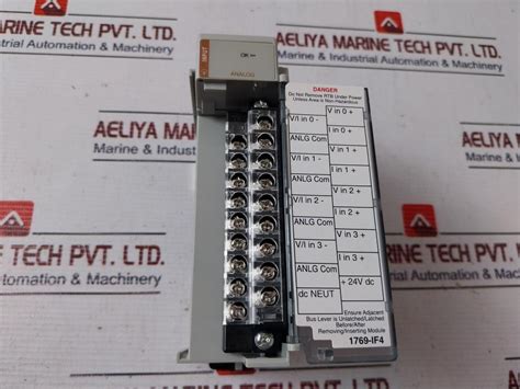 Allen Bradley 1769 If4 4 Channel Compact I O Analog Input Module Ser B Aeliya Marine