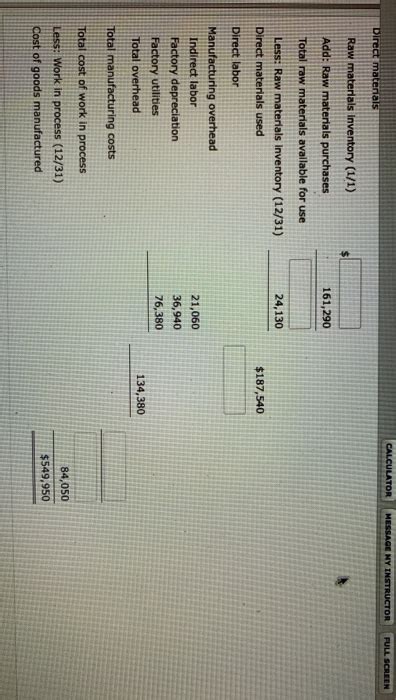 solved calculator message my instructor full scre an