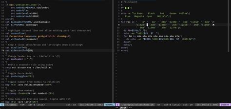simple functional vim status line jellybeans theme colors · github